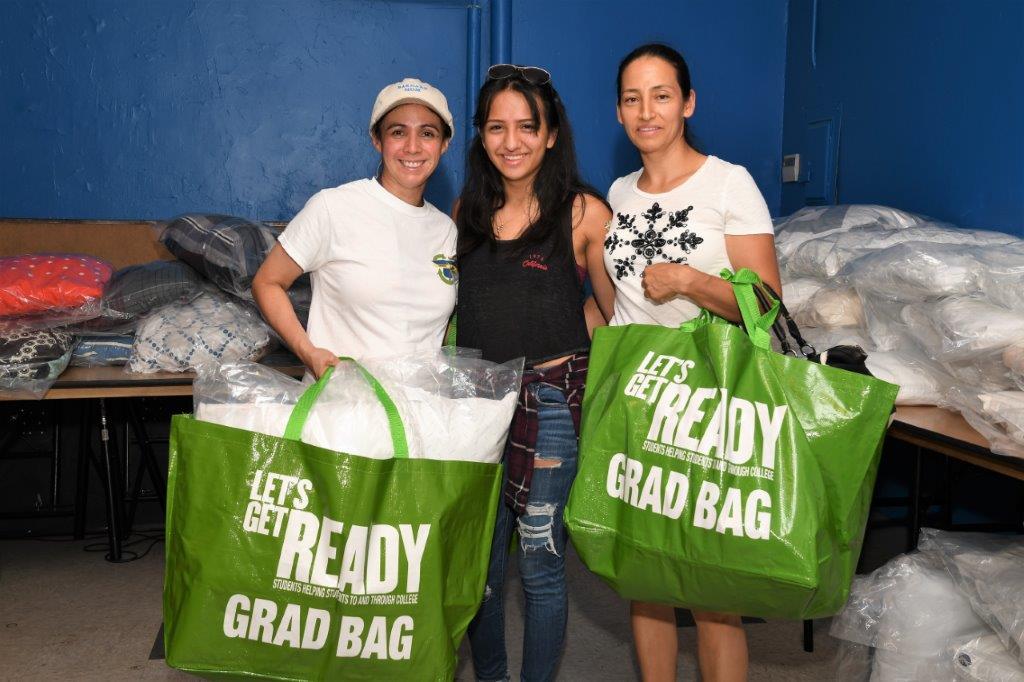 Grad Bag giveaway for Let’s Get Ready Students in Bronxville - Let’s ...